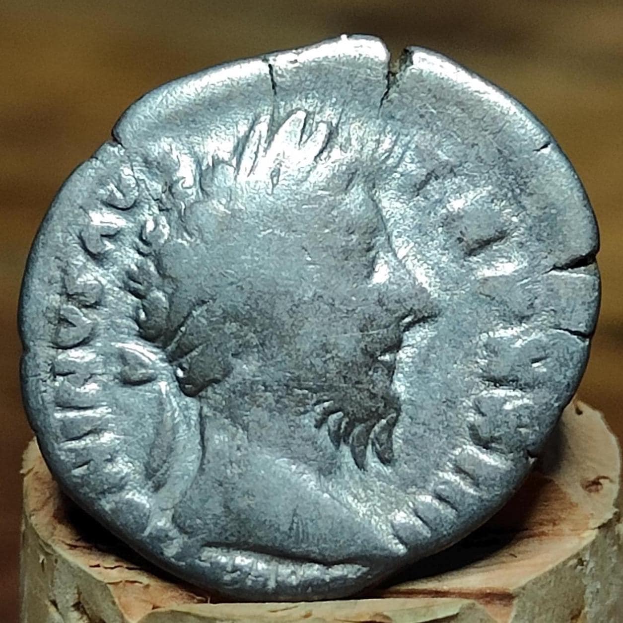 Marcus Aurelius Silver Denarius with Salus reverse, Ancient roman coin ...
